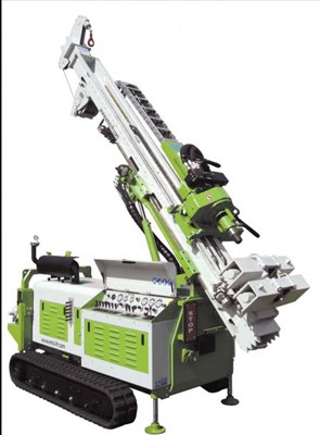 OPTIMA hydraulic drilling rig on rubber track crawler EMCI DRILLING AND ...