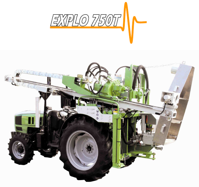 EXPLO 750T Shot hole drilling rig EMCI DRILLING AND SOIL INVESTIGATION ...